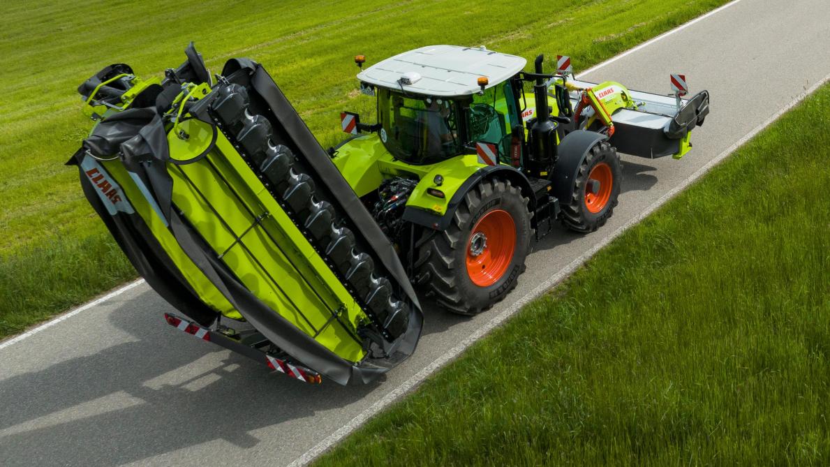 Nieuwe vlindermaaier met vector-opvouwsysteem bij Claas - Landbouwleven