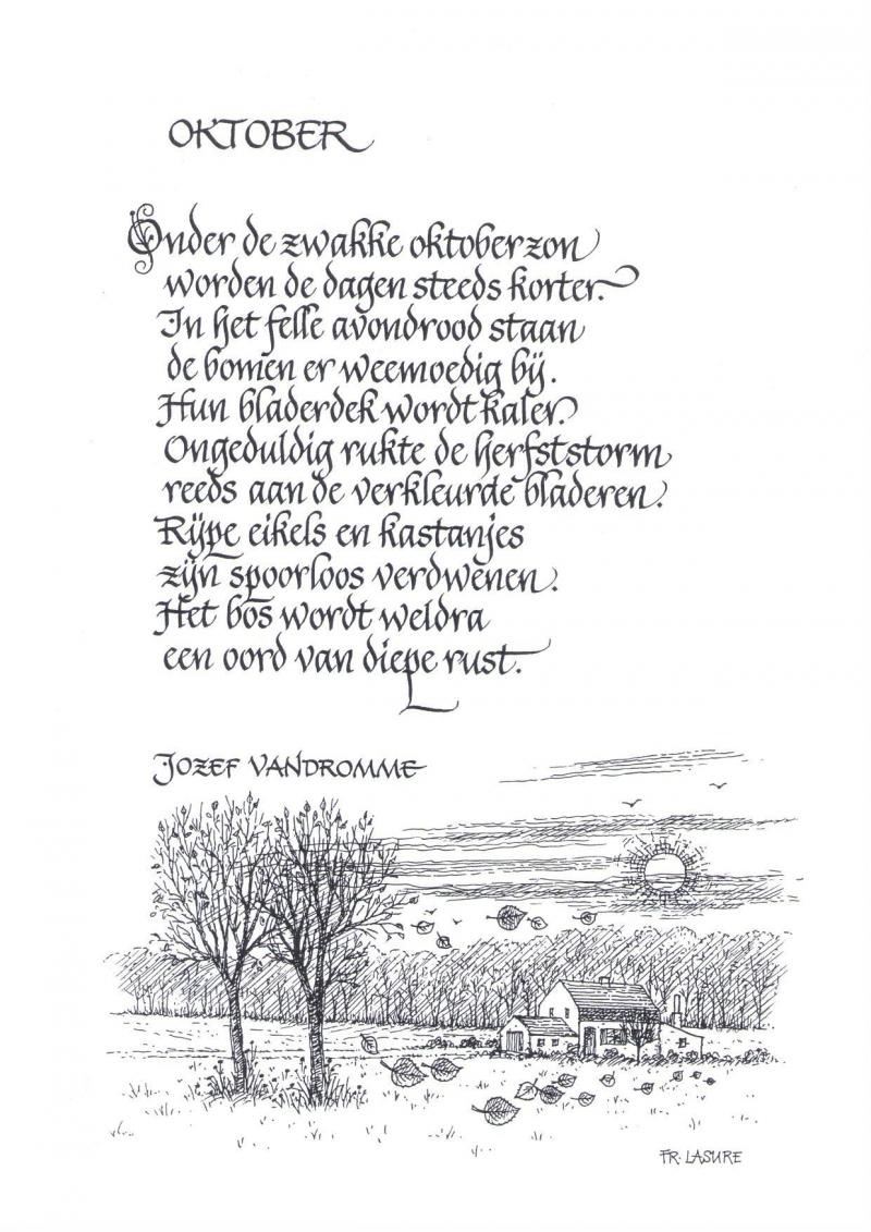 Oktober in een gedicht - Landbouwleven